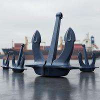 China High Tensile Strength Cast Steel Ship Anchor with Corrosion Resistance and Various Sizes for Marine Vessels for sale