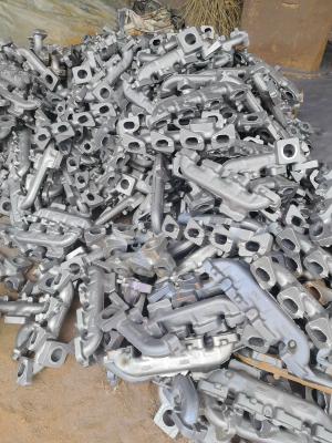 China Vermicular Graphite Iron High Silicon Moly Exhaust Manifold Casting, Heat & Corrosion Resistant Auto Engine Components for sale