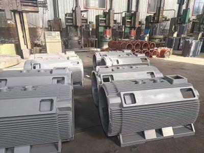China High Rigidity Cast Iron Motor Housing with Heat Dissipation for Industrial Applications as Custom Cast Parts for sale