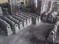 China High Manganese Steel Hammer Head Casting - Impact Resistant Crusher Wear Part for Mining Crushing with Custom Sizes for sale