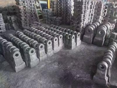 China High Manganese Steel Hammer Head Casting - Impact Resistant Crusher Wear Part for Mining Crushing with Custom Sizes for sale