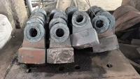 China High Manganese Steel Hammer Head Casting - Impact Resistant Crusher Wear Part for Mining Crushing with Custom Sizes for sale
