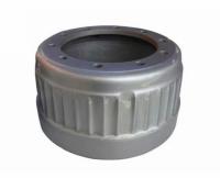 China High Heat Dissipation Wear Resistant Cast Iron Brake Drum Casting Custom Size for Industrial Vehicles for sale