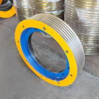 China Ductile Iron Elevator Traction Wheel Castings Custom Sizes For Elevator Lifting Load Bearing Drive Components for sale