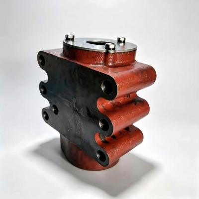 China Gray Cast Iron Hydraulic Cylinder Body Casting with Dense Internal Structure, Good Rigidity and Vibration Damping Performance for Construction Machinery for sale