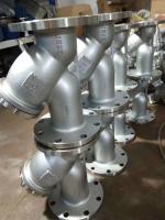 China Industrial CF8 (304) Stainless Steel Y Strainer Casting with Sand Casting Process for Corrosion Resistance in Water & Chemical Pipelines for sale
