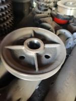 China Custom Size Heavy-Duty Cast Steel Mechanical Wheel with High Tensile Strength for Machinery Transmission Equipment for sale