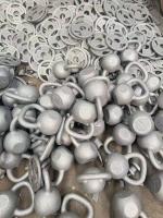 China Custom Logo Sand Casting Process Kettlebell Casting and Cast Iron Kettlebell Blank in 4kg to 48kg Sizes for sale