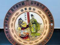 China Heavy Duty Custom Cast Iron Manhole Cover Casting for Road Drainage Access Cover Parts for sale