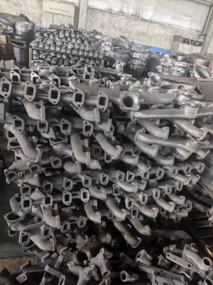 China Heat Resistant Vibration Resistant Custom Sand Cast Exhaust Pipe Casting and Exhaust Manifold Casting for Engine Systems for sale