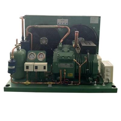 China KUB/4DES-5Y Open Type Air Cooled Marine 5HP Condensing Unit Copper Tube Fin Corrosion Resistant for sale