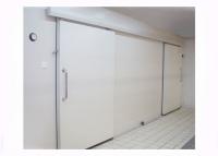 China Pu 100mm Sandwich Cold Storage Doors , Insulated Door Panels Polyurethane Core Material  cold room for sale for sale