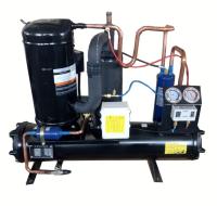 China 5HP Water Cooled Scroll Compressor Condensing Unit 380V 3PH for sale