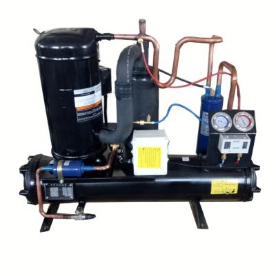 China 3HP 380V Water Cooled Condensing Unit with ZB21KQ Compressor for sale