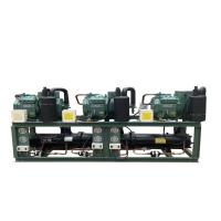 China 10HP Three System Water Cooled Condensing Unit with 380V/3Ph/50Hz and 1 Year Warranty for sale