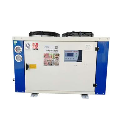 China 5HP Hermetic Compressor Air Cooled Chiller with R22/R404A Refrigerant and 1 Year Warranty for sale
