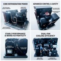 China Copeland ZB15KQE Scroll Compressor Small Condensing Unit 2HP R404A 220V 50Hz Hermetic Cold Room Freezer for sale