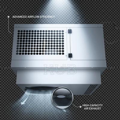 China Copper Tube Aluminum Fin Condenser Small Condensing Unit 3HP Hermetic R404A High Heat Exchange Cold Room Freezer for sale