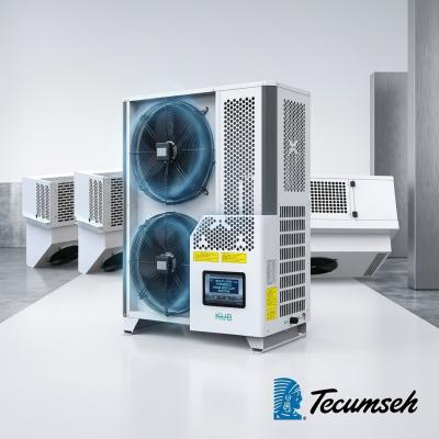 China Ultra Quiet 48dB Small Condensing Unit 1.5HP Hermetic Scroll R134a Supermarket Display Cabinet Store Refrigeration for sale