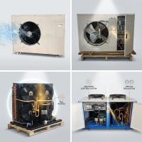 China OEM ODM Custom Brand Small Condensing Unit 2HP Hermetic R404A Personalized Logo Color Panel Cold Room Freezer Condenser for sale