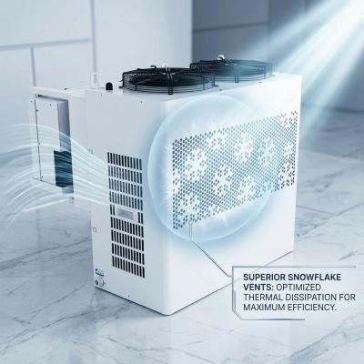 China Walk-in Cold Room Dedicated Small Condensing Unit 5HP Hermetic Scroll R404A Digital Controller Fresh Storage 0C to 10C for sale
