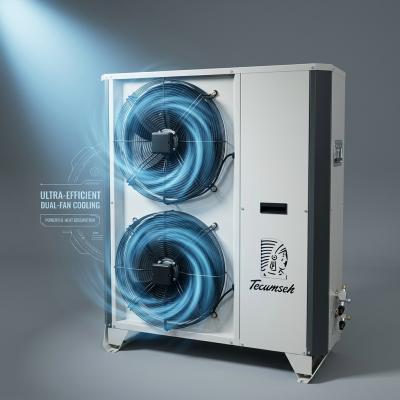 China TXV Equipped Small Condensing Unit 2HP Hermetic Scroll R404A Danfoss Expansion Valve Precise Superheat Cold Room for sale