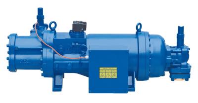 China R22 Refrigerant Screw Cold Storage Compressor 45mm Discharge Line for sale