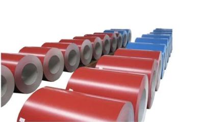 China PPGI Color Coated Galvanized Steel Coil 0.23-0.8mm 914-1250mm Width 10-25um Coating for sale