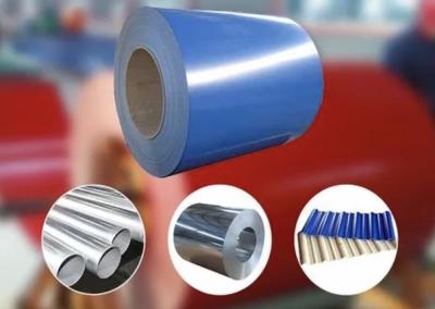 China PPGI Color Coated Steel Coil 10-25 Microns 914-1250mm Width Cold Rolled for sale