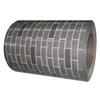 China Brick Pattern PPGI Coil 26 Gauge Prime A653 Dx51D Z275 for sale