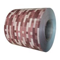 China Brick Pattern PPGI Coil 26 Gauge Prime A653 Dx51D Z275 for sale