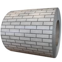 China Brick Pattern PPGI Coil 26 Gauge Prime A653 Dx51D Z275 for sale