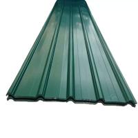 China Ral Color Green PPGI Corrugated Galvanized Steel Sheet 0.7mm for Building Roofing for sale