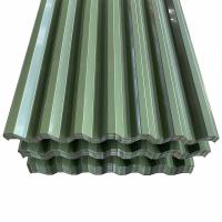 China DX51 DX53D Z275 PPGI 0.6mm Black Corrugated Sheets for Architecture for sale