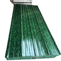 China Green PPGI Color Coated Steel Sheet 0.13-0.5mm Thickness 24 Gauge for sale