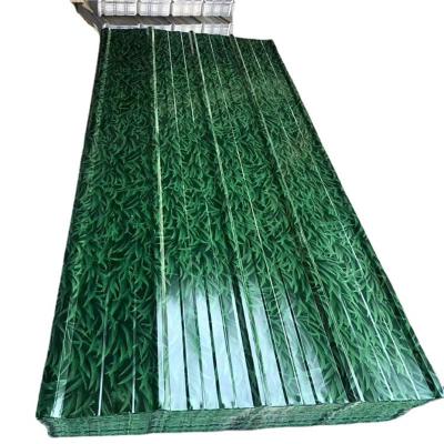 China Green PPGI Color Coated Steel Sheet 0.13-0.5mm Thickness 24 Gauge for sale