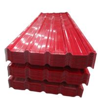China 0.5mm Red Coated PPGI Sheet 16 Gauge Galvanized Steel Roofing Sheet for sale