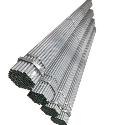 China Galvanized Steel Pipe 0.12-2mm Thickness Z275 Z40 Z50 Z60 Custom Length 6m 12m for sale