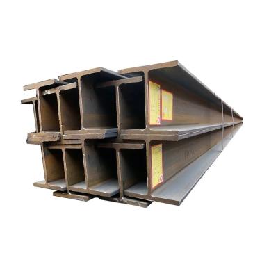 China Q235 Q345 Carbon Steel H Beam 14 x 6000 mm Structural Steel for Building Construction for sale