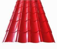 China PPGI Galvanized Colour Coated Roofing Sheet 600-1250mm for sale