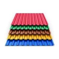 China PPGL 0.4-4mm Colour Coated Roofing Sheets 155-600mm for sale