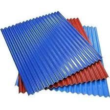 China CCGL SCCG Colour Coated Roofing Sheets 0.12-0.8mm Red Blue for sale