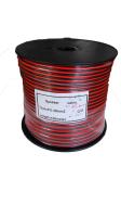 China 16AWG Flat Twin Speaker Wire Red Black PVC Insulation  2*2.5mm for sale