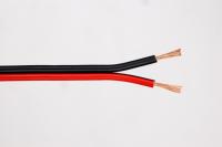China CCA Pvc Coated Red And Black Speaker Cable 2x0.5mm2  Connecting Power Amplifier for sale