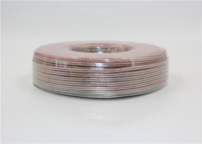 China 2 Core  Flexible Installgear Speaker Wire Polarity Stripe Non - Shielded for sale