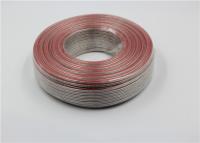 China 2 Core  Flexible Installgear Speaker Wire Polarity Stripe Non - Shielded for sale