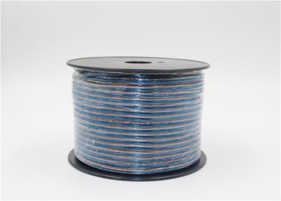 China Commercial Transparent Speaker Cable , 24 Awg Copper Wire RoHS Approved for sale
