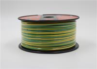 China Yellow And Green Transparent Speaker Cable CCA / CU  16 Awg Stranded Copper Wire for sale