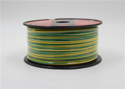 China Yellow And Green Transparent Speaker Cable CCA / CU  16 Awg Stranded Copper Wire for sale