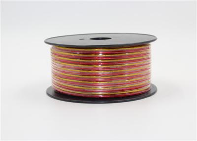 China Professional 18 AWG Transparent Audio Speaker Cable  50m 80m 300 / 300V for sale